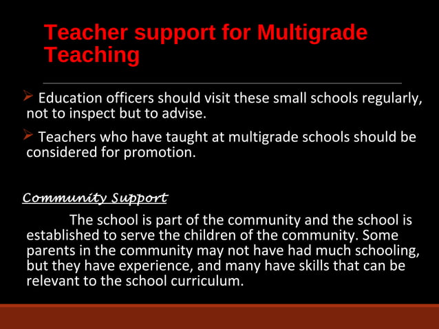 Multigrade Teaching | PPT | Homework and Study | Education