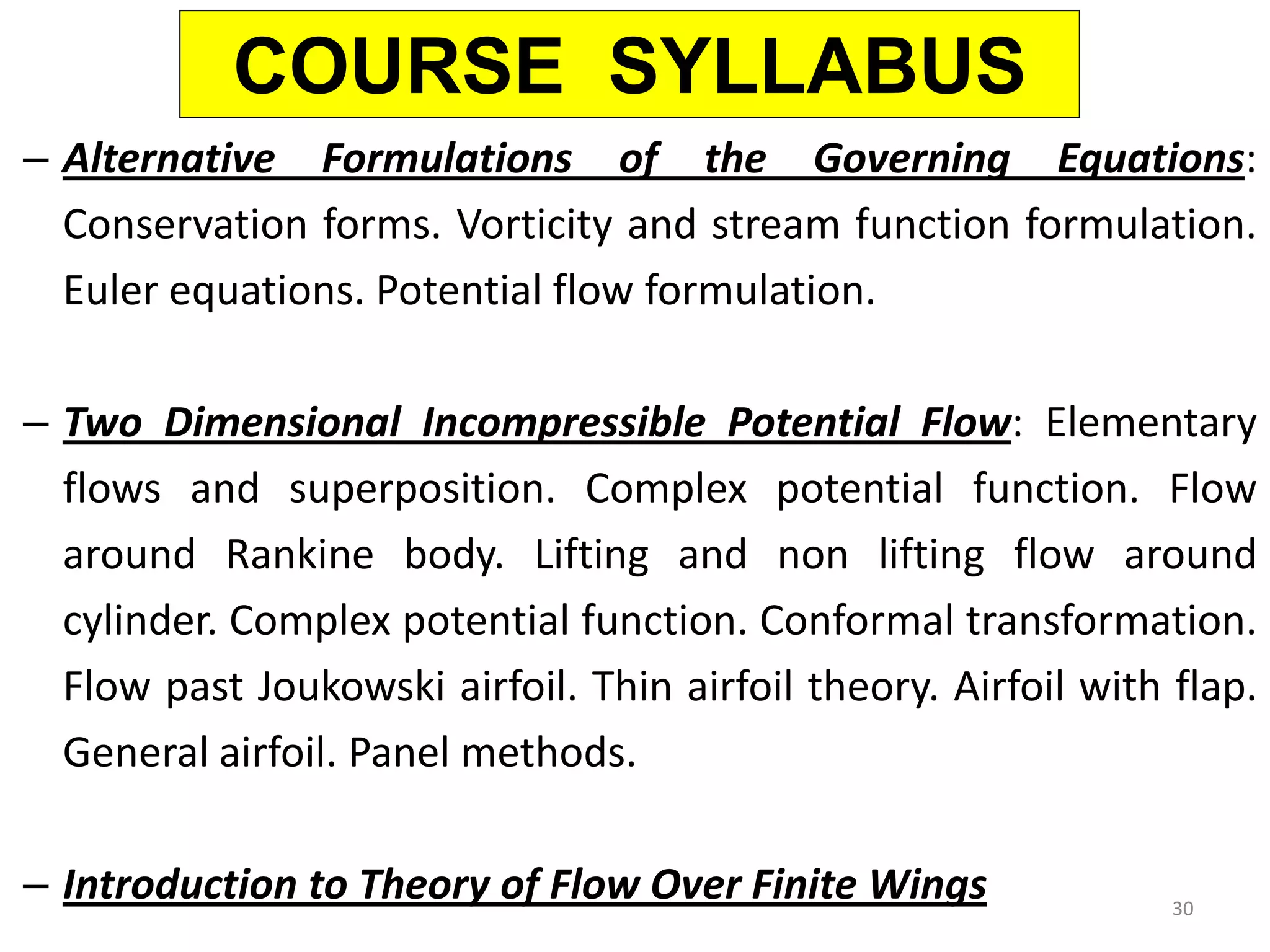 1. introduction aerodynamics | PDF