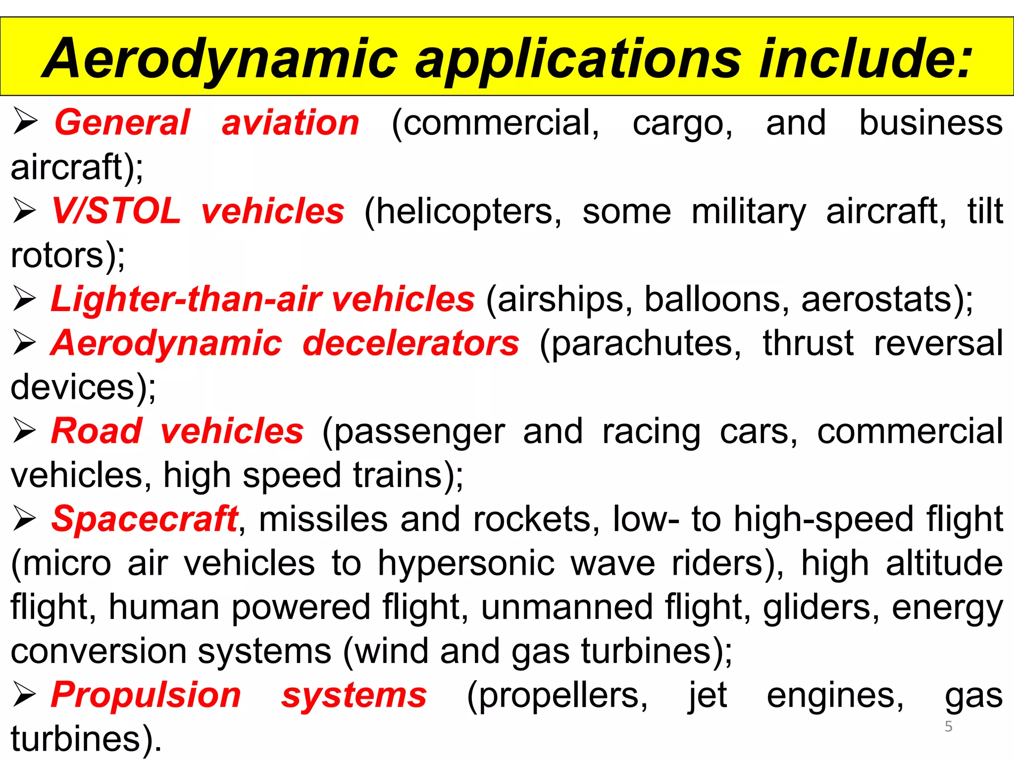 1. introduction aerodynamics | PDF