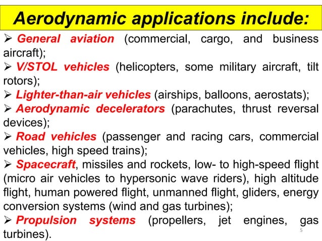 1. introduction aerodynamics | PDF