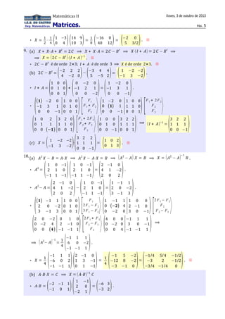 Matrices | PDF