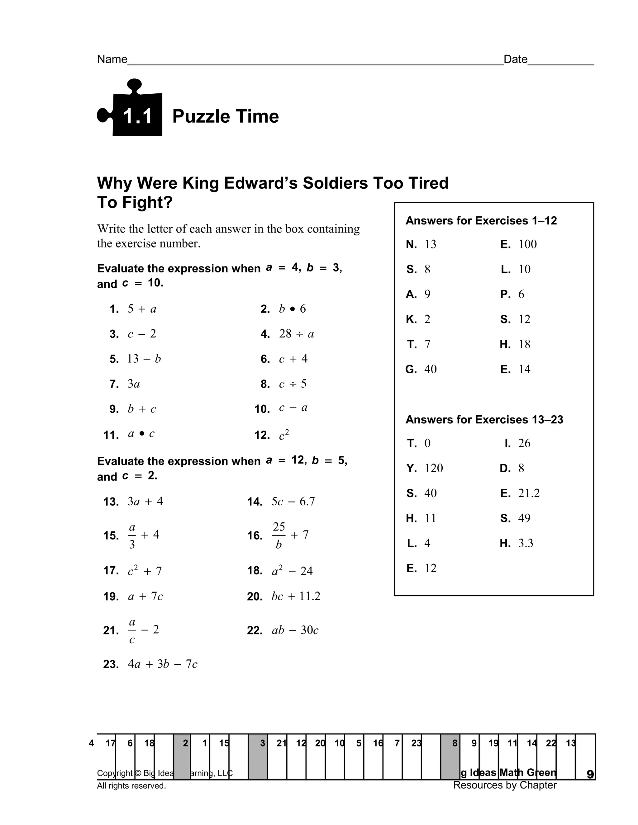 1.1 puzzle time | DOC