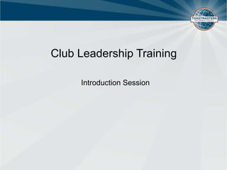 1. club officer training | PPT