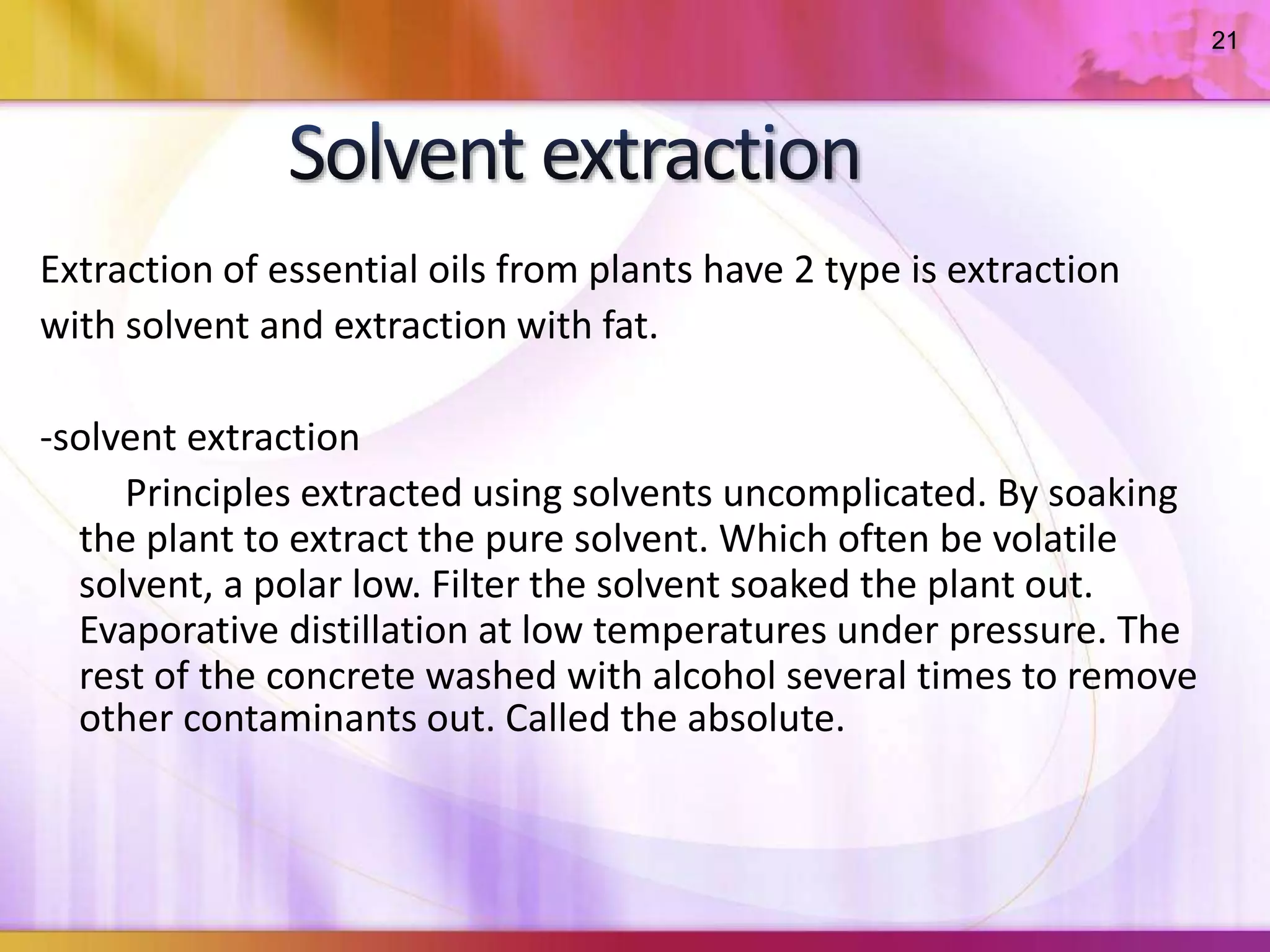 oil extraction | PPTX