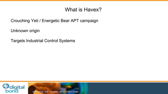 Havex Deep Dive (English) | PPTX | Operating Systems | Computer ...