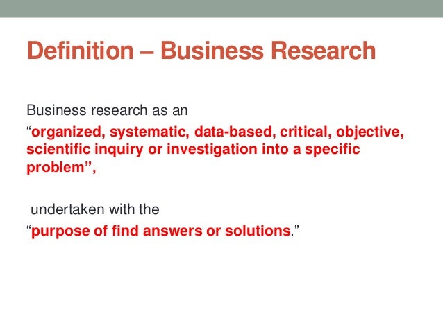 1 Lecture 1 Introduction To Business Research Method