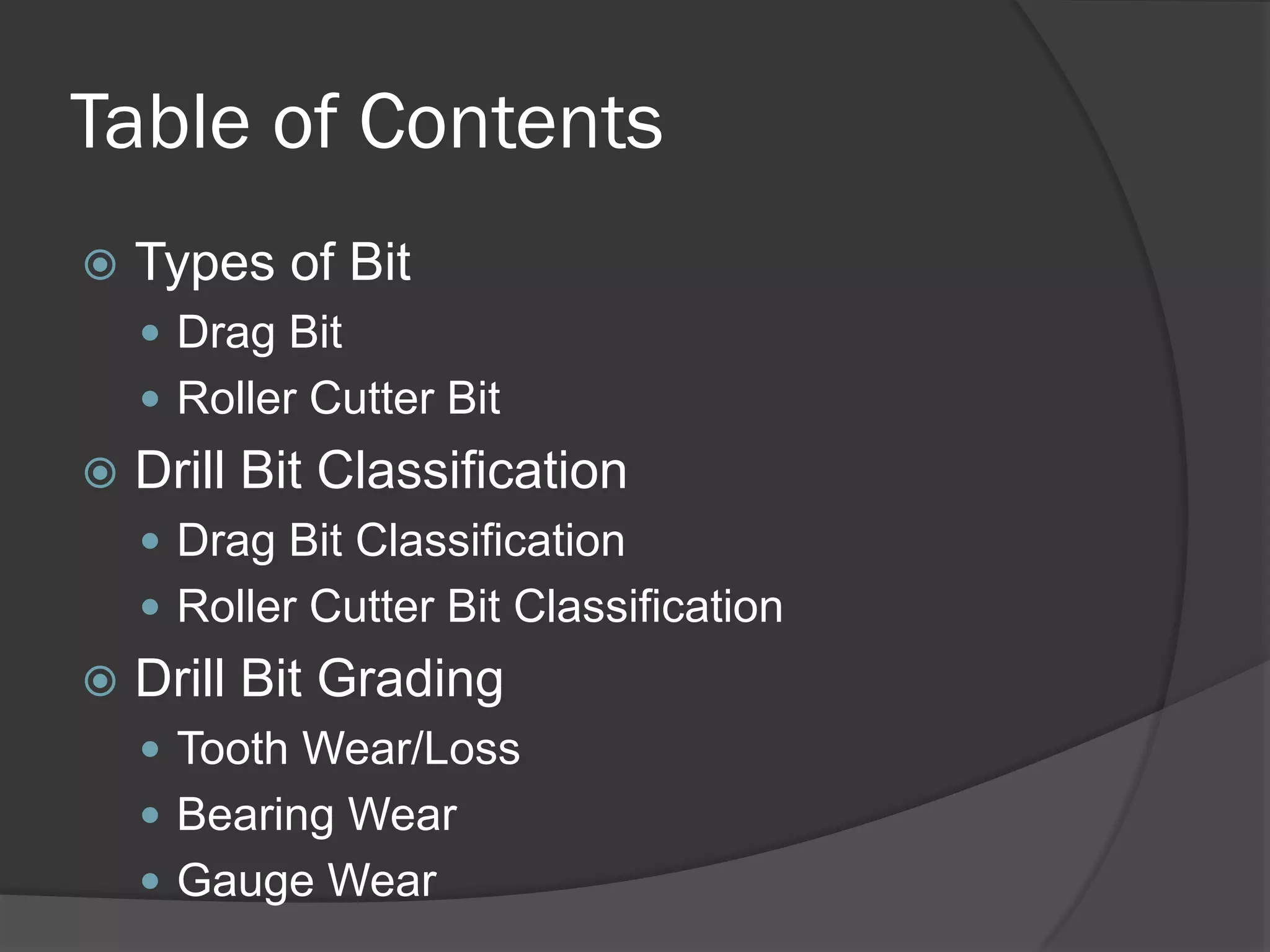 Drilling Engineering - Drill Bit | PDF