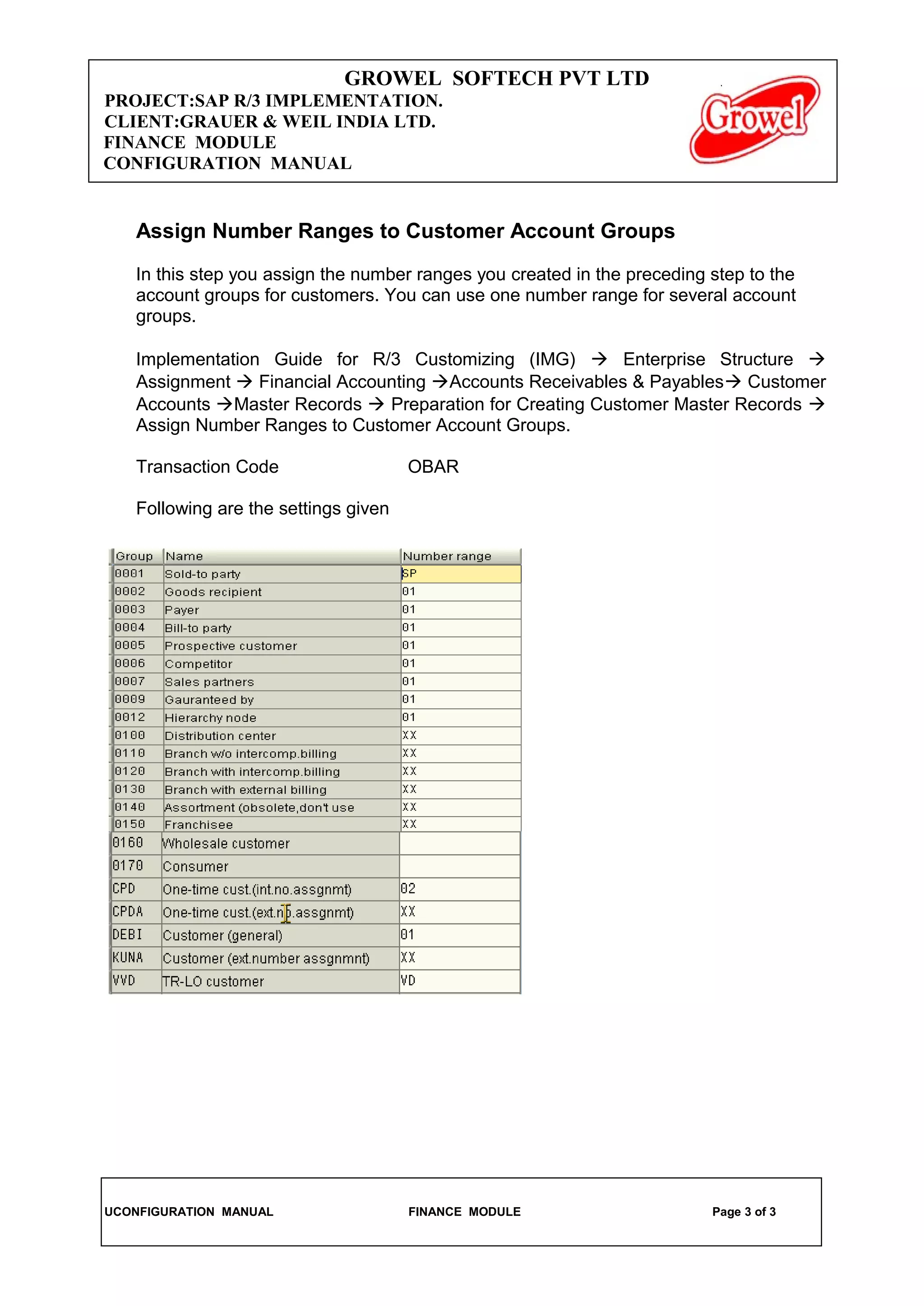 1. customer master records | DOC