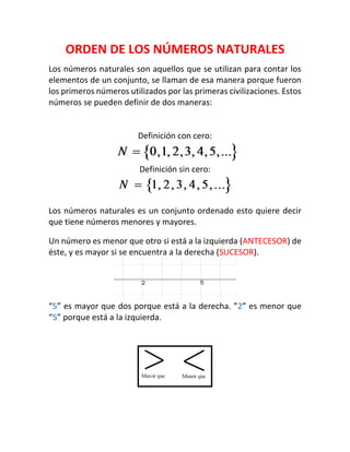 1. numeros naturales | PDF