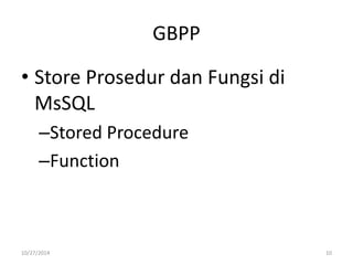 Materi 1 Pemrograman berbasis GUI | PPTX