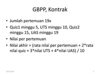 Materi 1 Pemrograman berbasis GUI | PPTX