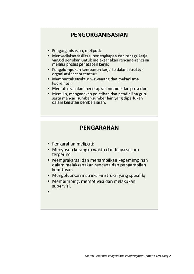 1. sop pengelolaan pemb tematik terpadu ks | PDF