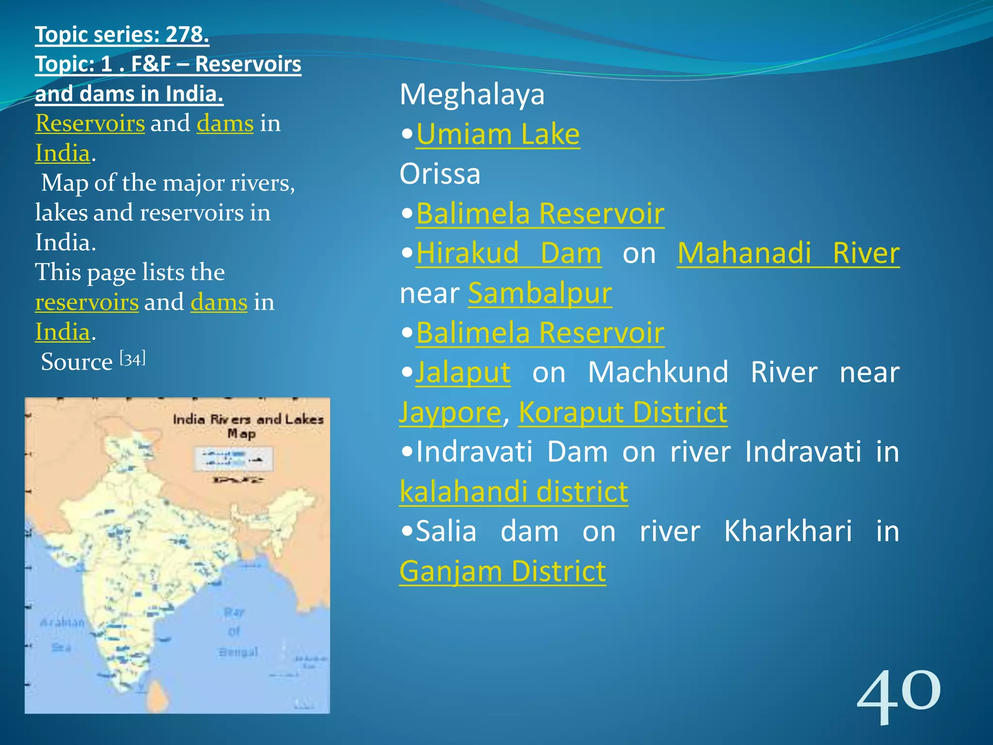 Interlinking rivers 2 - Interlinking Indian Rivers - Short Presentation ...