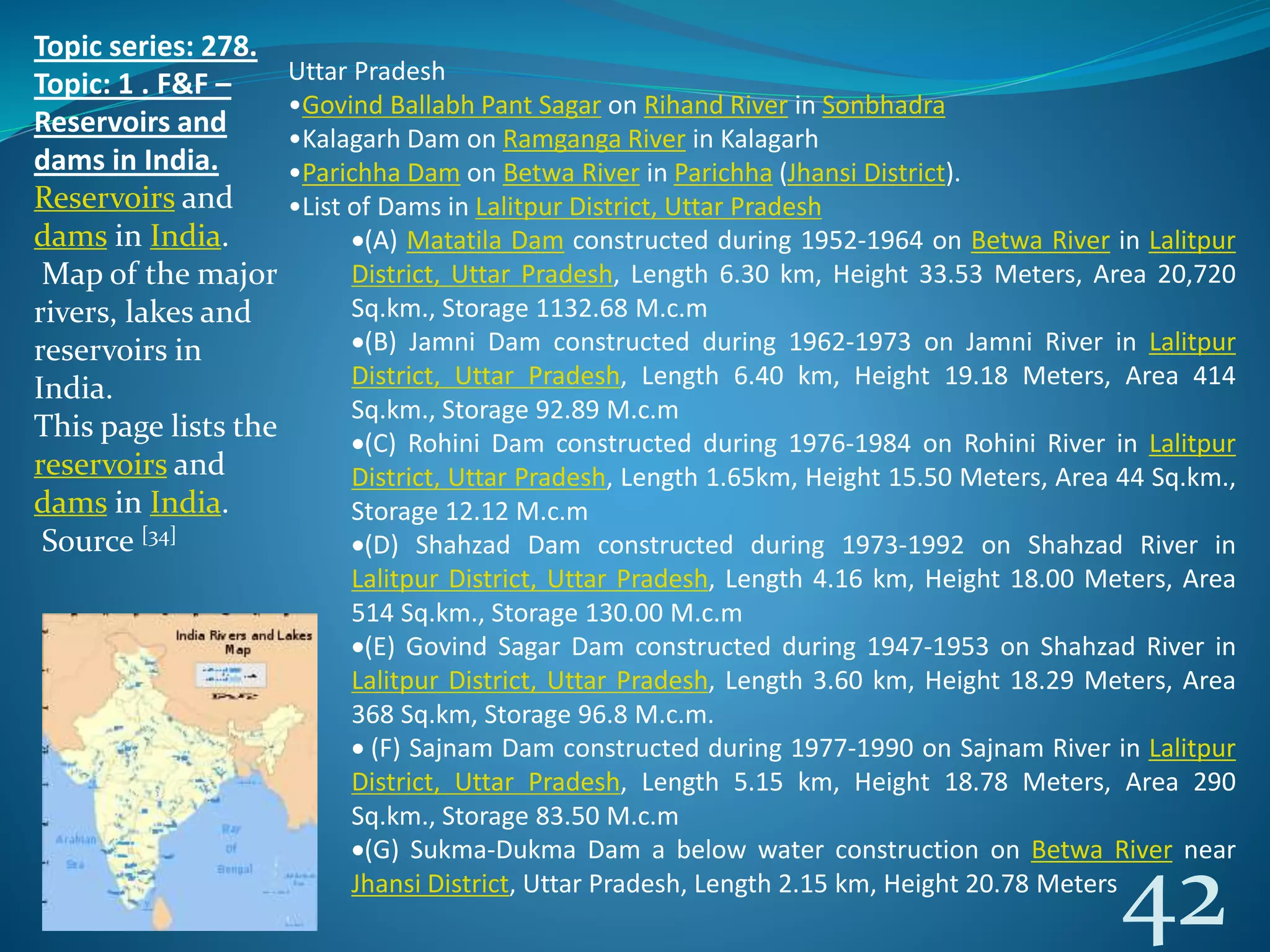 Interlinking rivers 2 - Interlinking Indian Rivers - Short Presentation ...