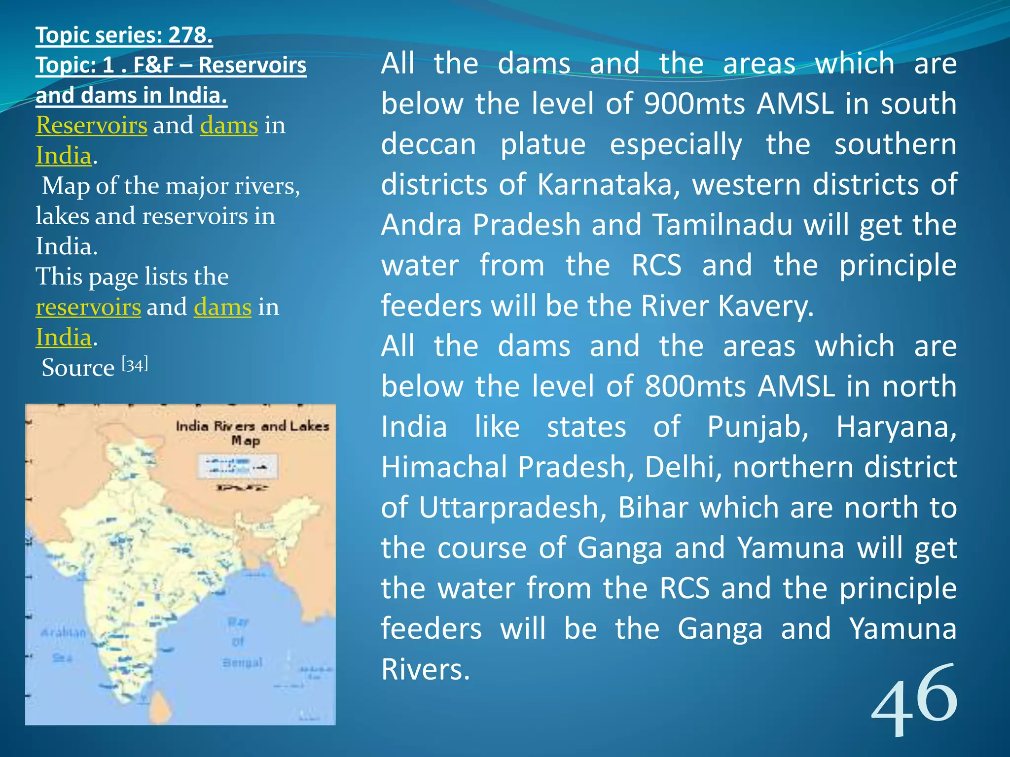 Interlinking rivers 2 - Interlinking Indian Rivers - Short Presentation ...