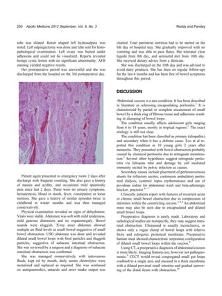 Ovarian cyst and abdominal cocoon syndrome | PDF