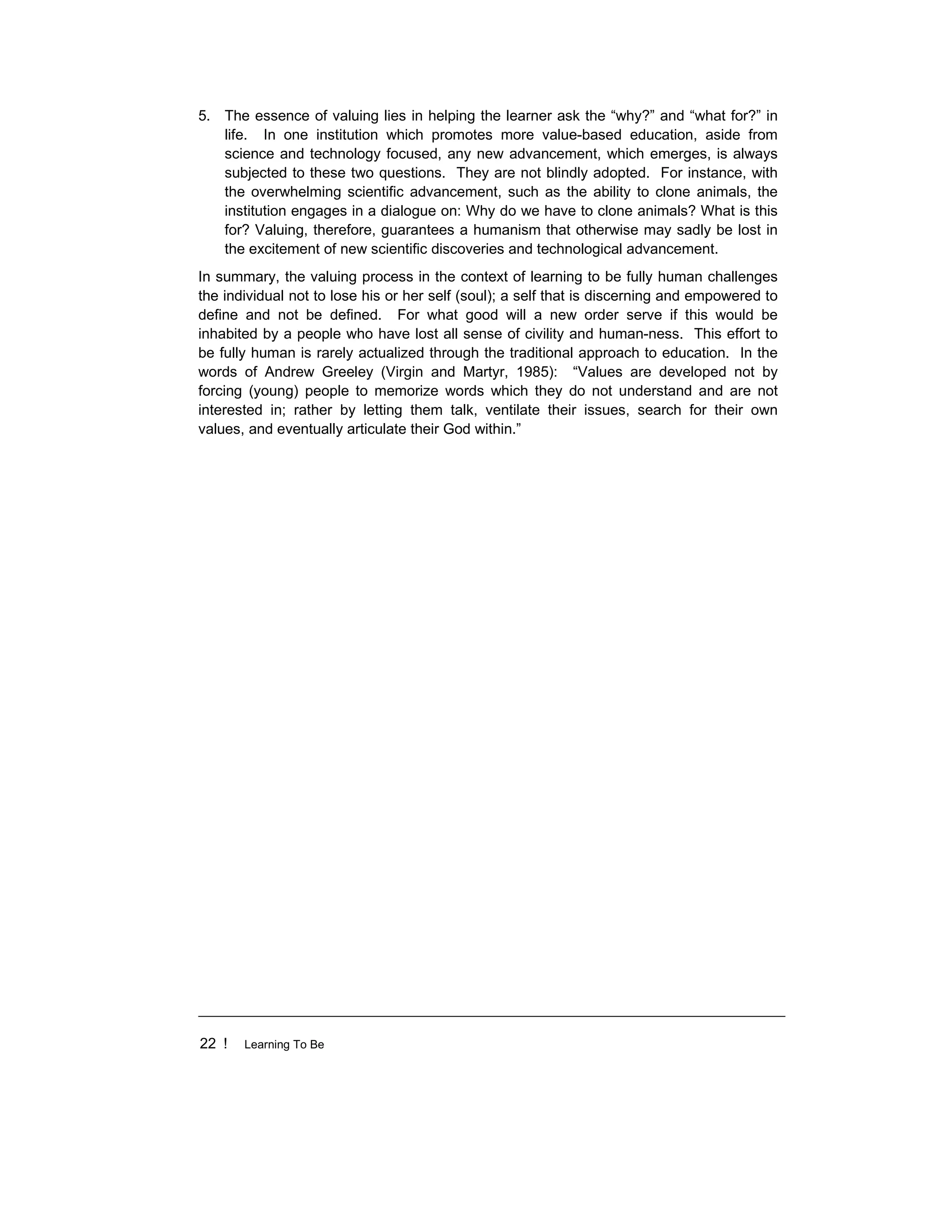 learning to be | PDF