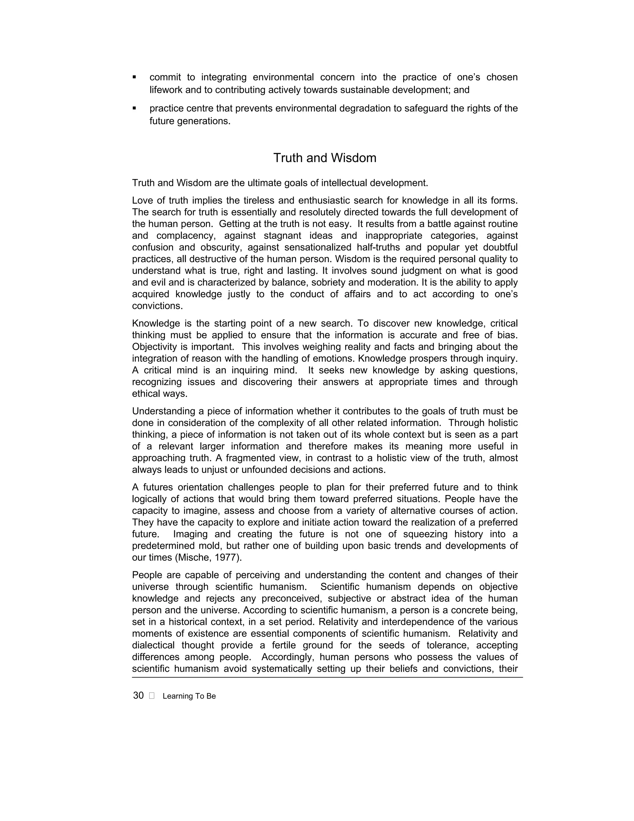 learning to be | PDF | Education