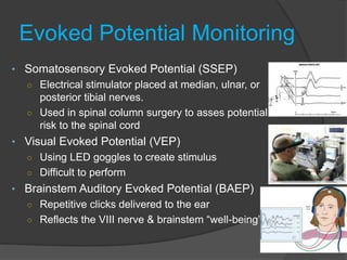 neurophysiologic monitoring final | PPTX