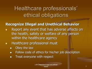 1.04 ethics in healthcare | PPT