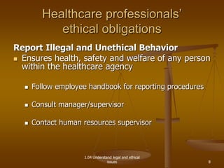 1.04 ethics in healthcare | PPT
