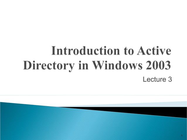 Active directory | PPT