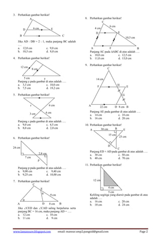 1. kesebangunan | PDF