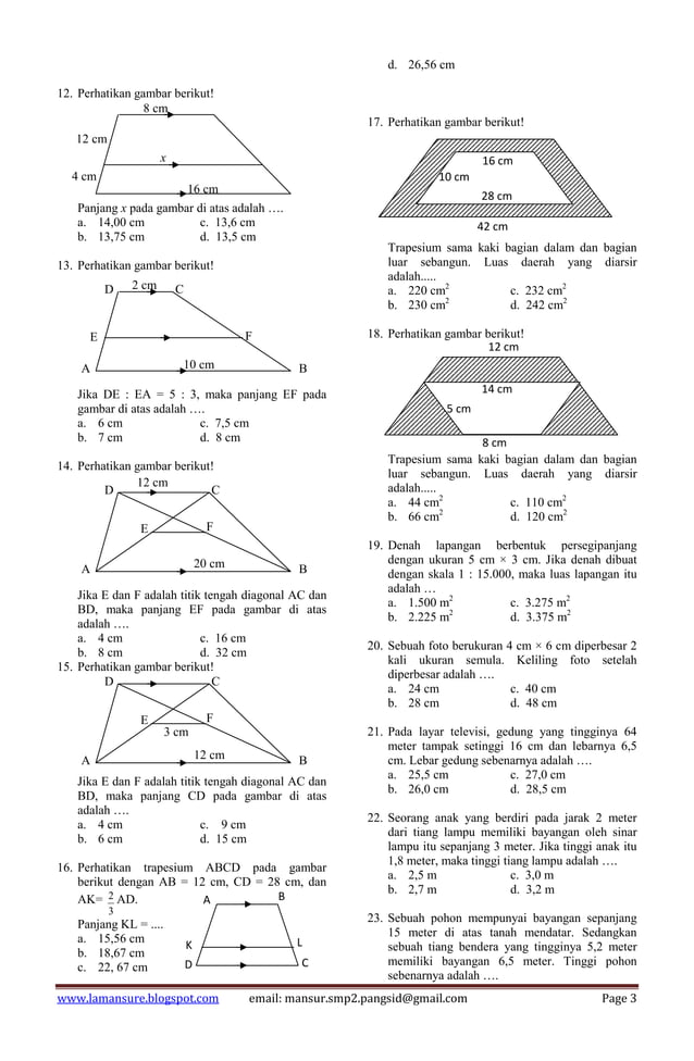 1. kesebangunan | PDF