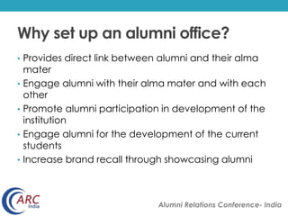 Alumni Office Essentials- Colleges | PPTX