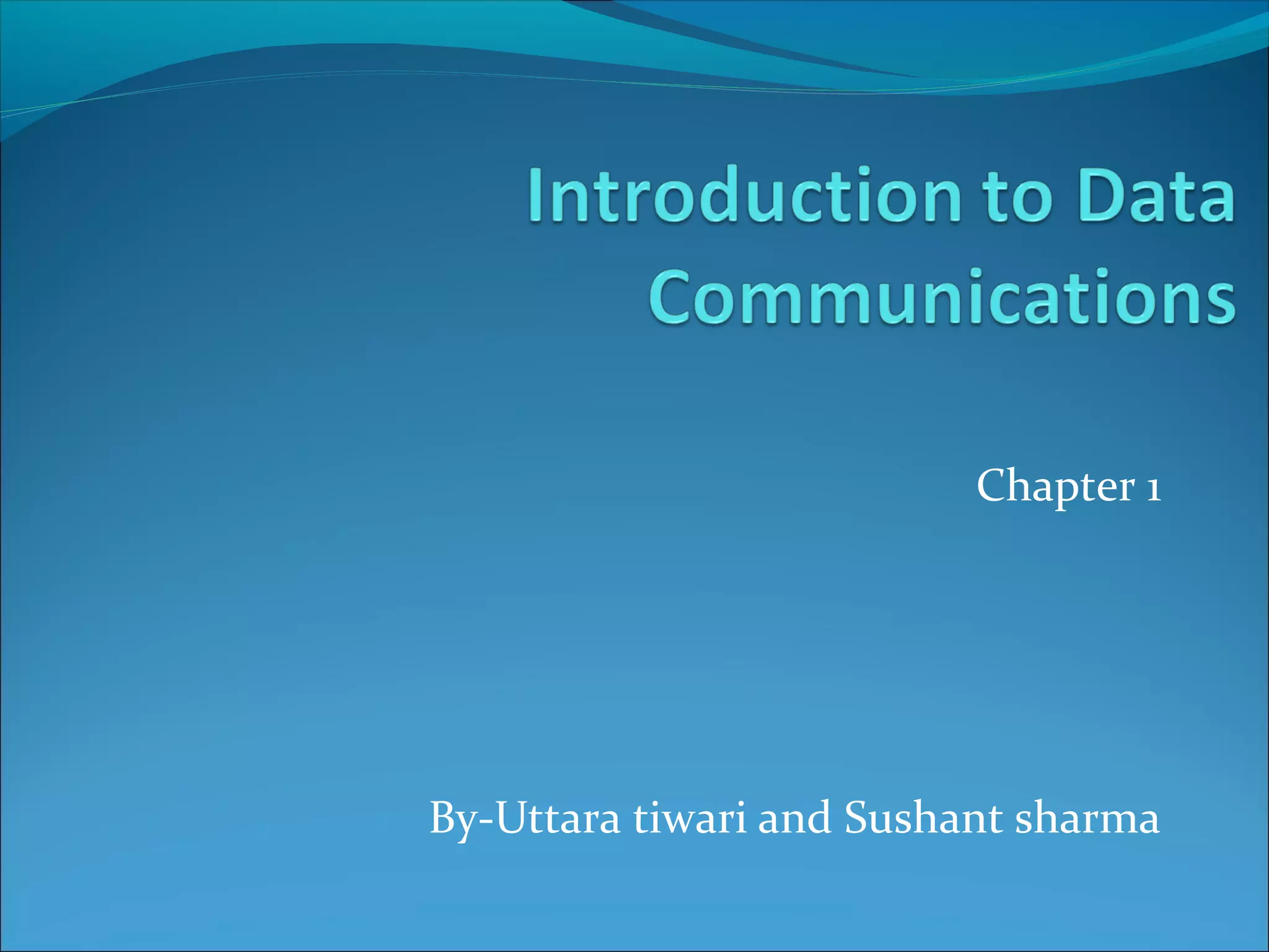 1.intro. data communication | PPT