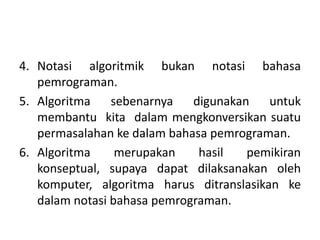 konsep & struktur algoritma | PPTX