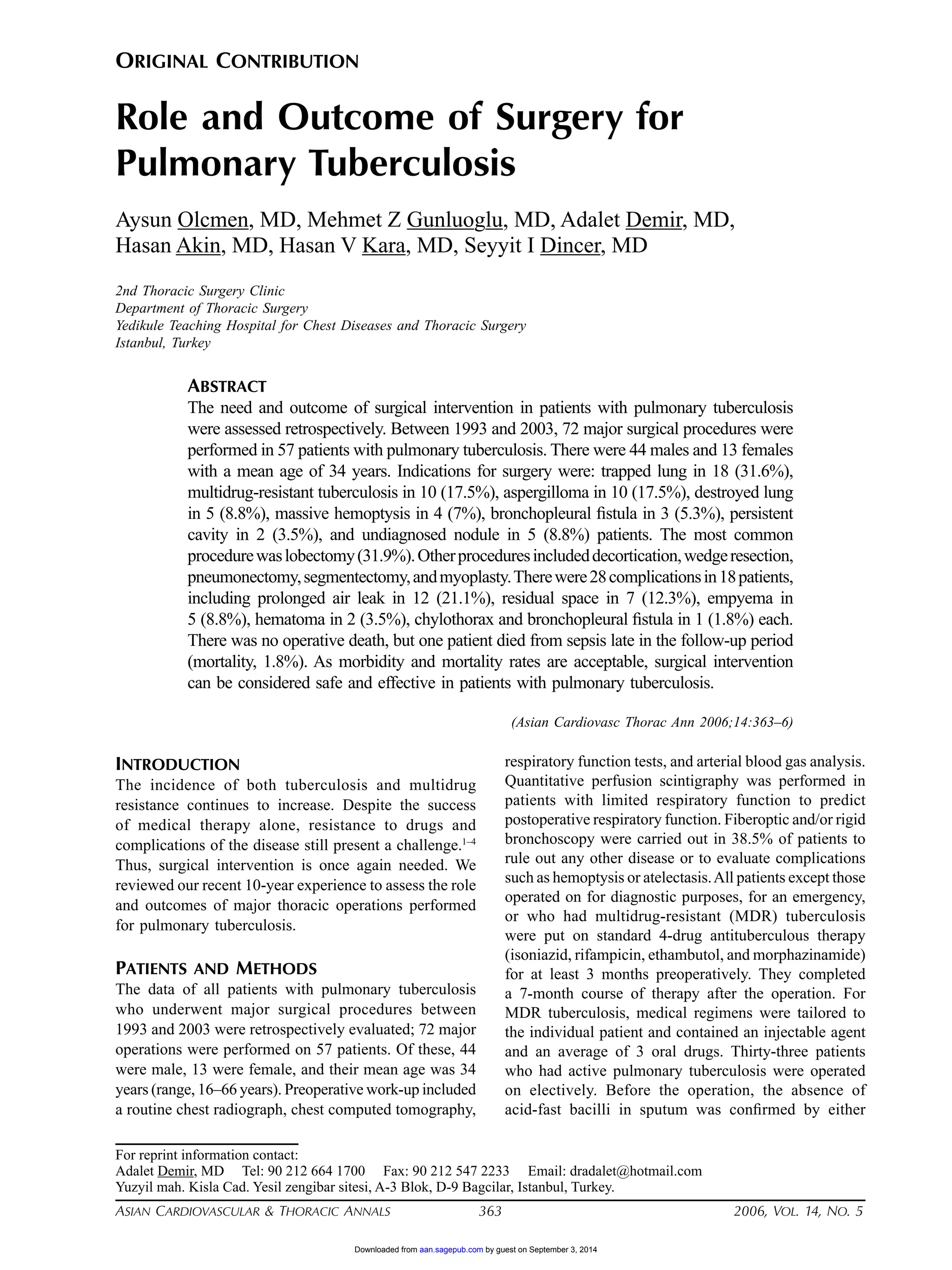1. asian cardiovascular and thoracic annals-2006-olcmen-363-6 | PDF