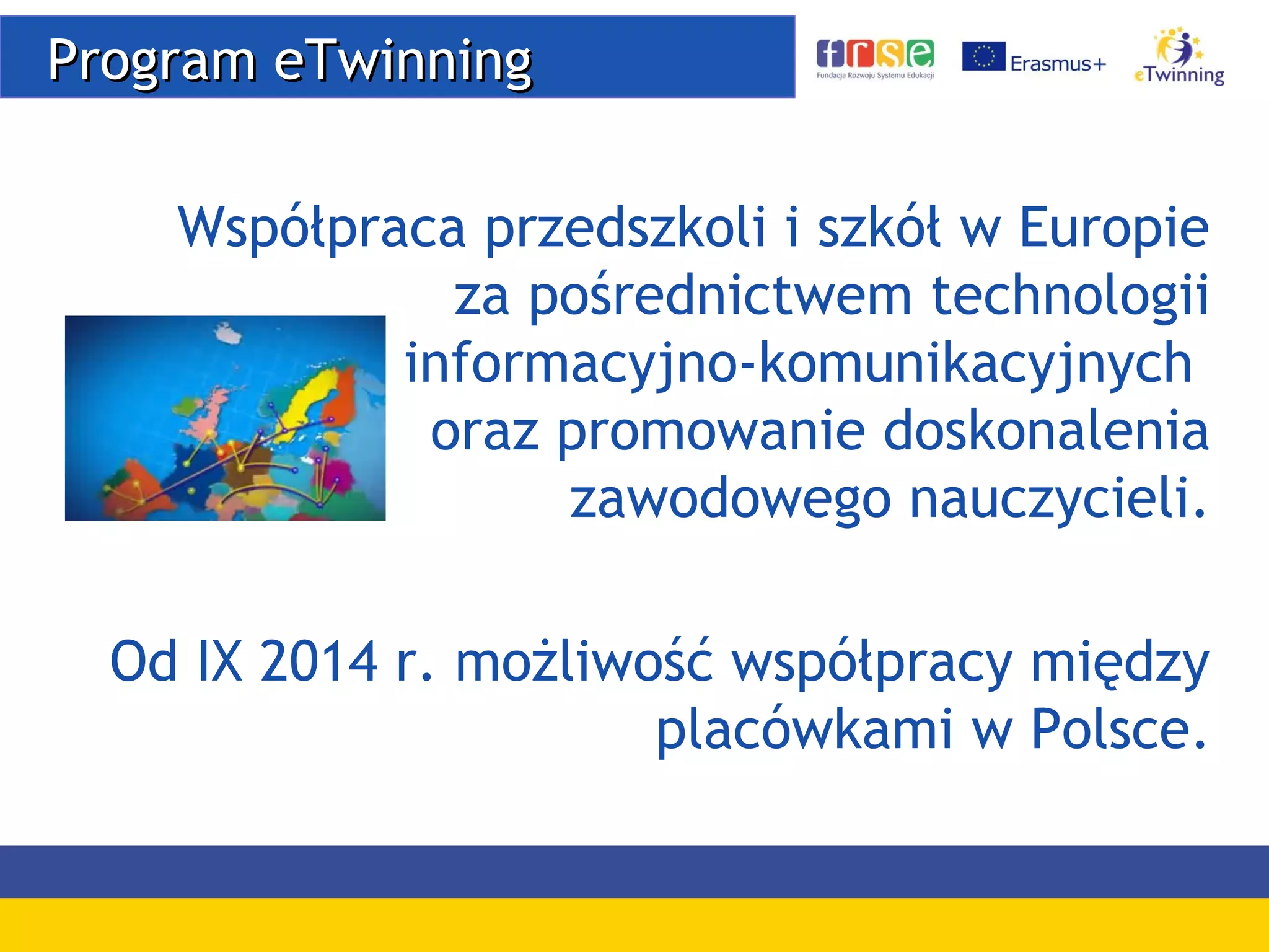 etwinning prezentacja programu | PPT