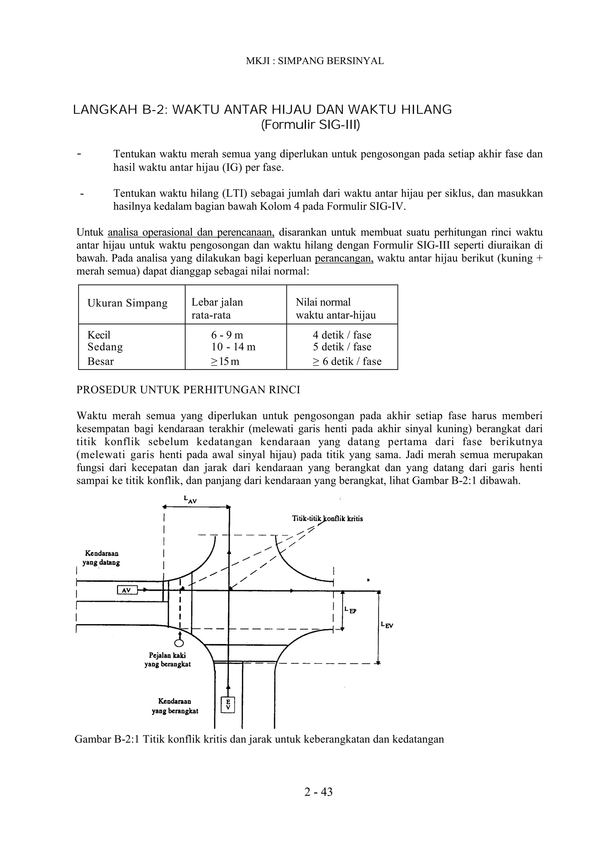 (MKJI) manual kapasitas jalan indonesia | PDF