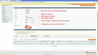 How to Create Associated Simple Products of Magento Configurable Product | PDF