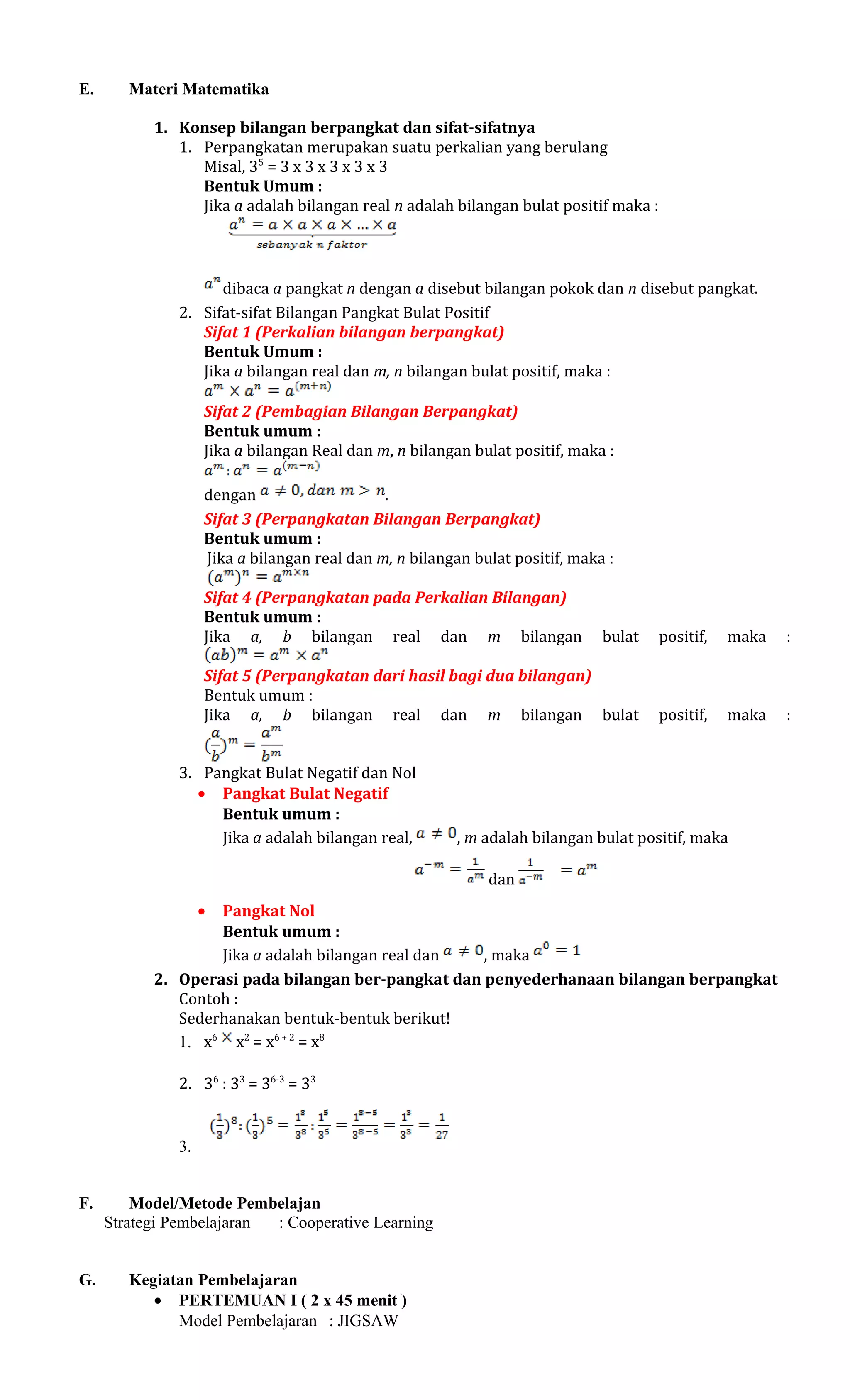1. rpp eksponen dan logaritma | DOC