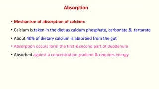 CALCIUM METABOLISM | PPTX