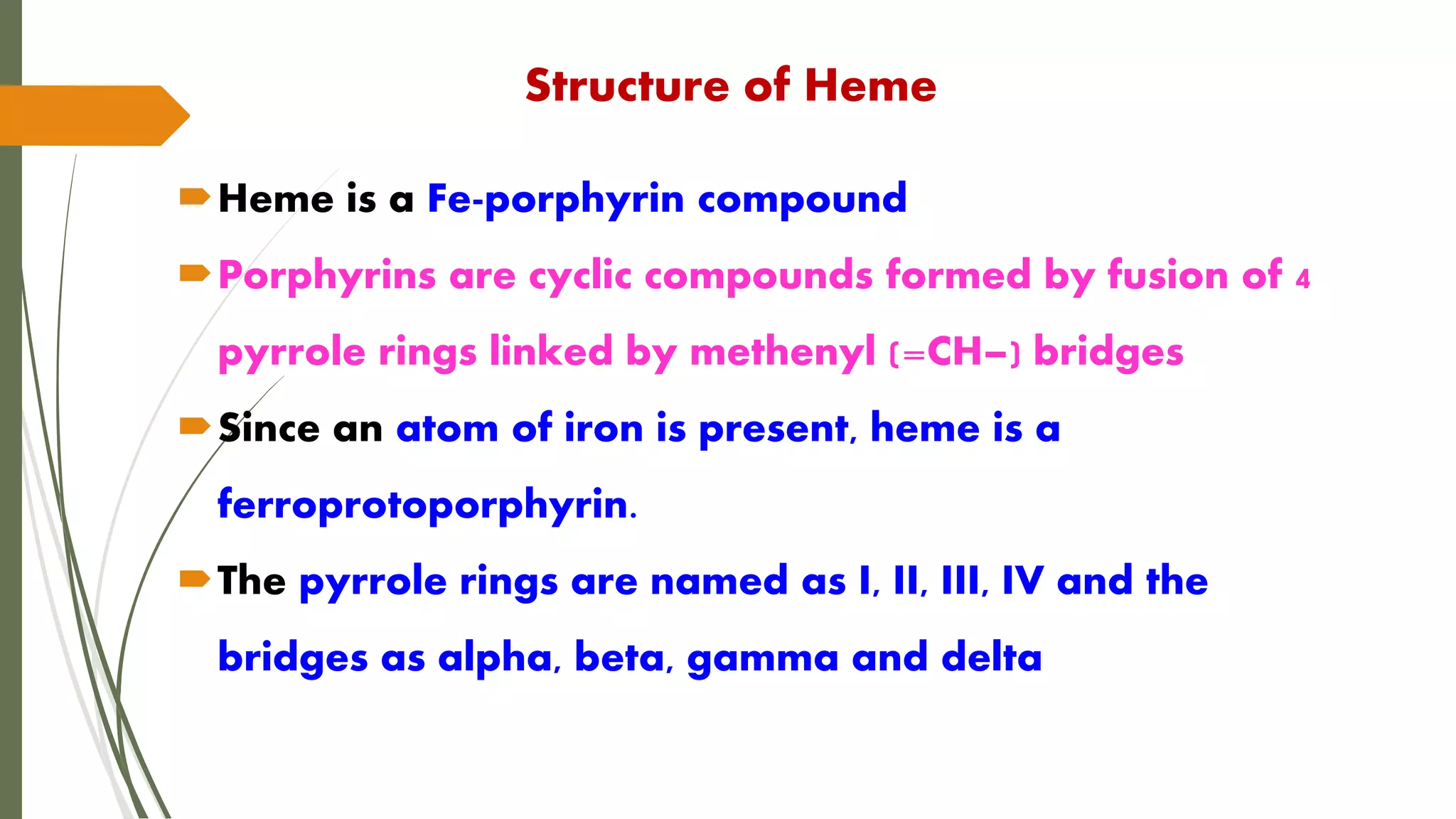 HEME CHEMISTRY | PPTX