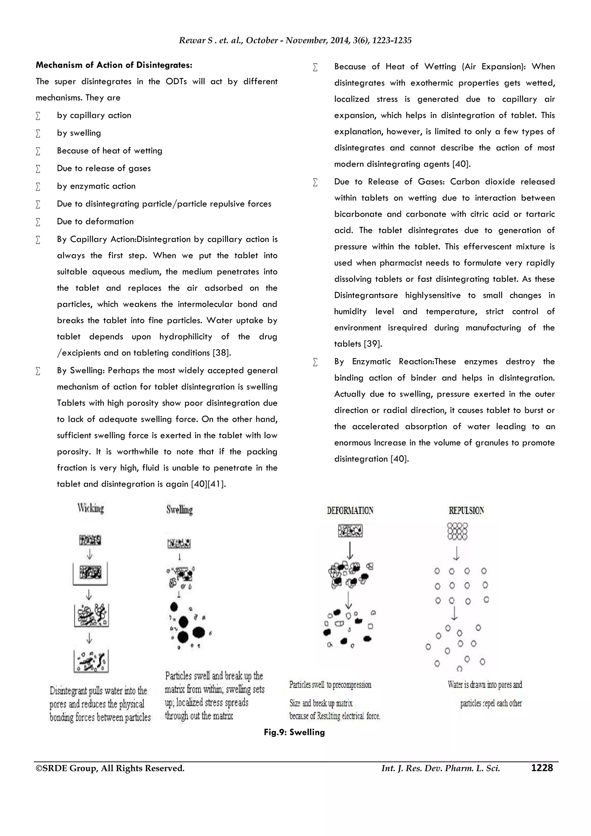 Oral Dispersible Tablets | PDF