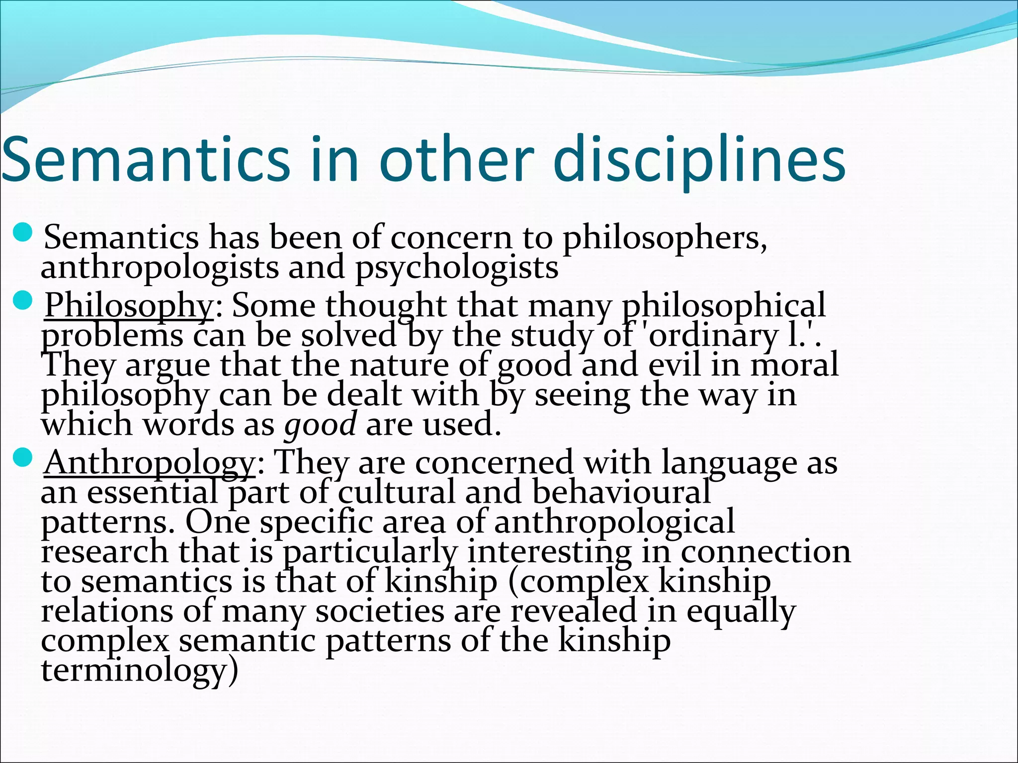 1. introduction to semantics | PPT