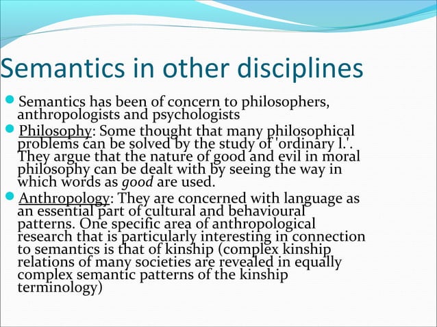 1. introduction to semantics | PPT