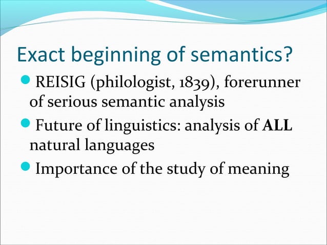 1. introduction to semantics | PPT