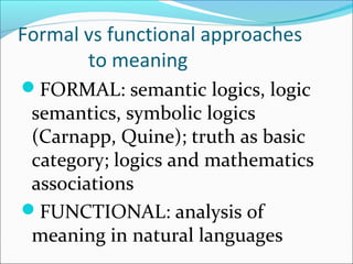 1. introduction to semantics | PPT