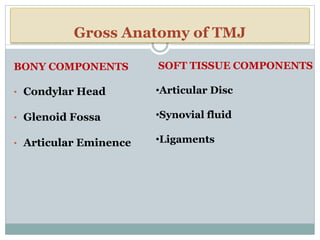 TEMPOROMANDIBULAR JOINT | PPTX