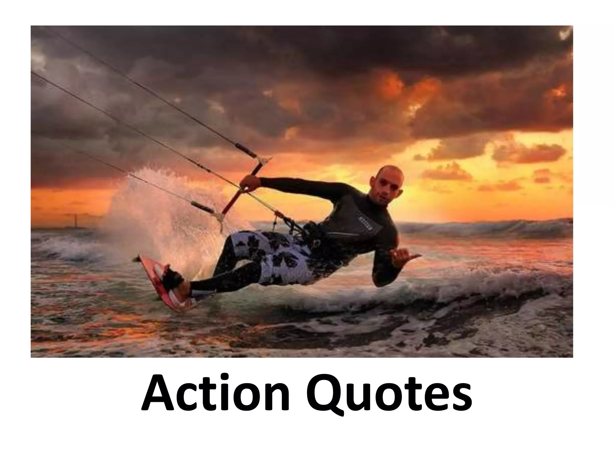 Action - Inspirational and motivational quotes | PPTX