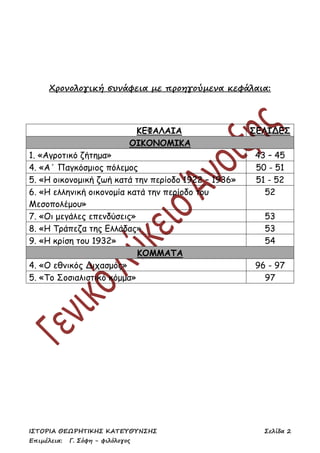 ΙΣΤΟΡΙΑ ΘΕΩΡΗΤΙΚΗΣ - ΠΡΟΣΦΥΓΙΚΟ | PDF | Free Download