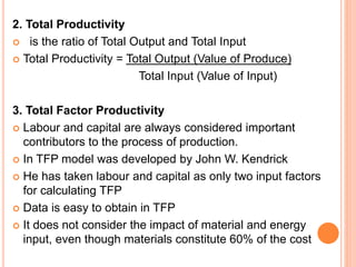 1. productivity concept and calculation. | PPTX | Business | Business ...