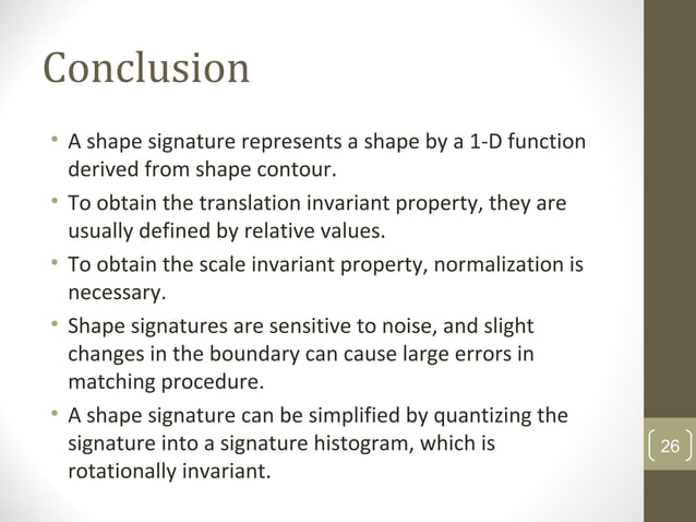Shape Features Shape Features