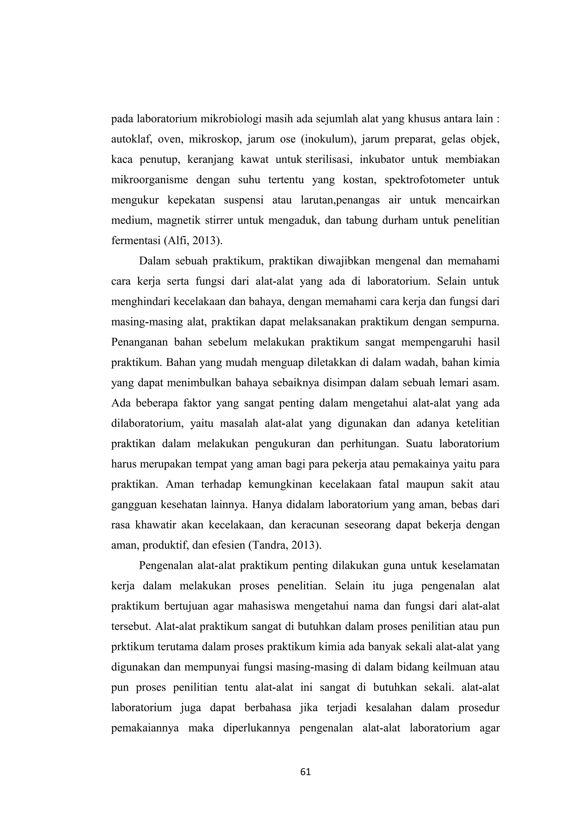 Laporan Mikrobiologi - Pengenalan Alat Laboratorium | DOC