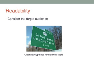 1.01 Typography Usability and Readability | PPT